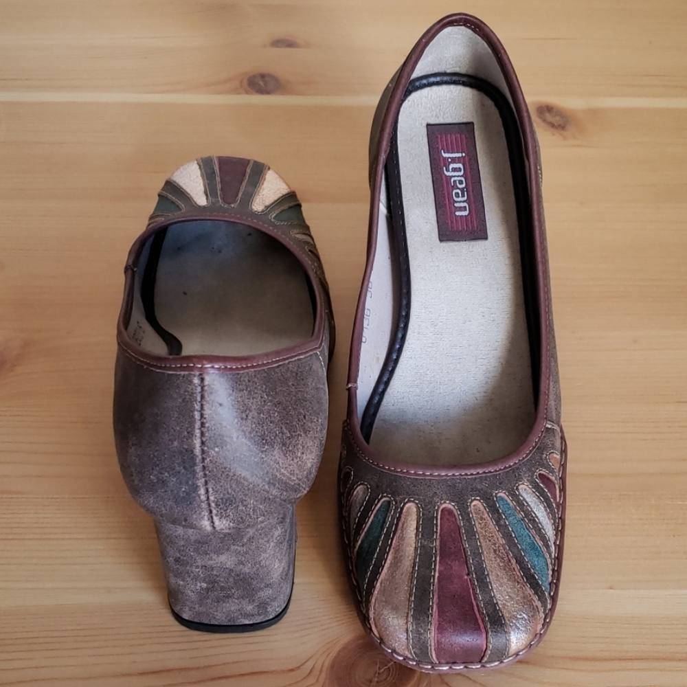 Pre-Owned Brazilian Shoes - J Gean - Leather - Gem